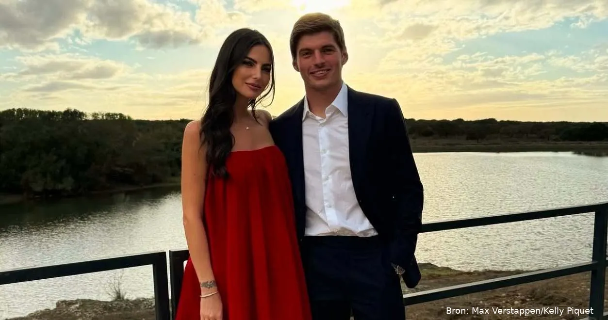 Verstappen deelt schitterende foto met vriendin Kelly Piquet op Valentijnsdag